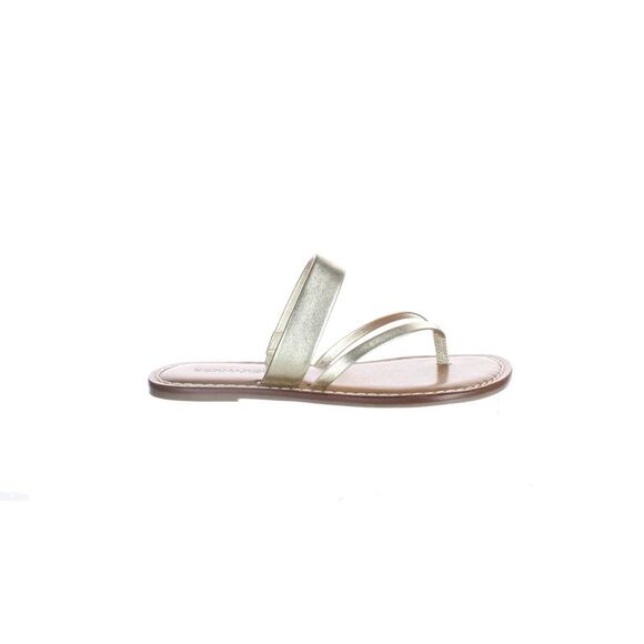 Bernardo | Shoes | Bernardo Womens Leia Gold Tstrap Sandals Size 7 ...